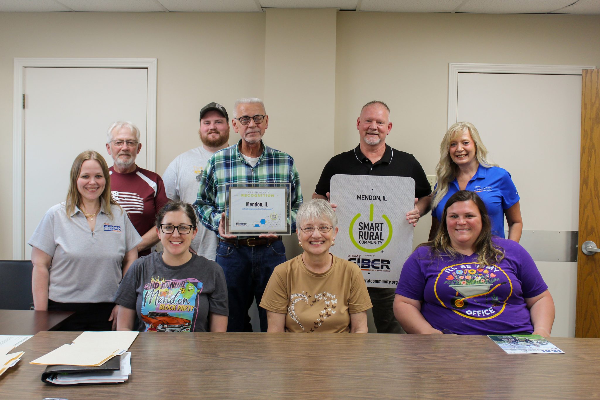 Smart Rural Community status given by Adams Fiber to three villages in ...